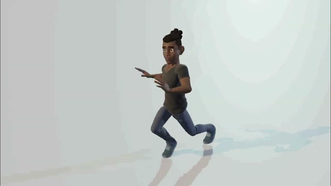 3D animation walking(sneak) cycles - YouTube