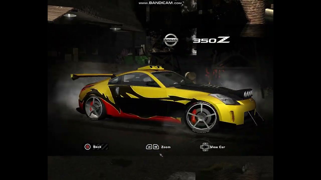 NFS MW Remastered | Nissan 350Z & Dodge Challenger - YouTube