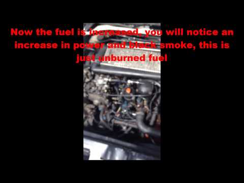 How To Increase Fuel On A Bosch Pump XUD9 306/205/Xsara/ZX