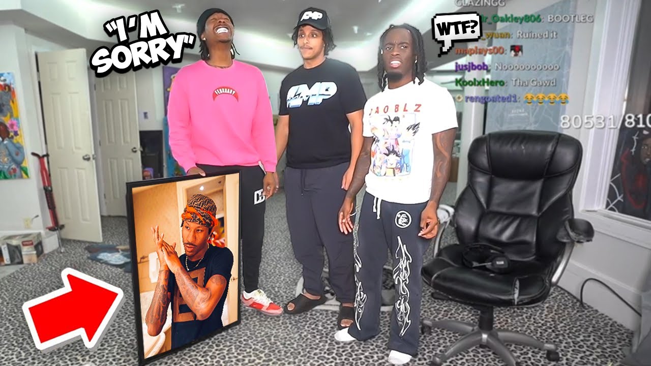 Duke Dennis GIFTS Kai Cenat A Picture Of Himself! Ft. Agent00 ...