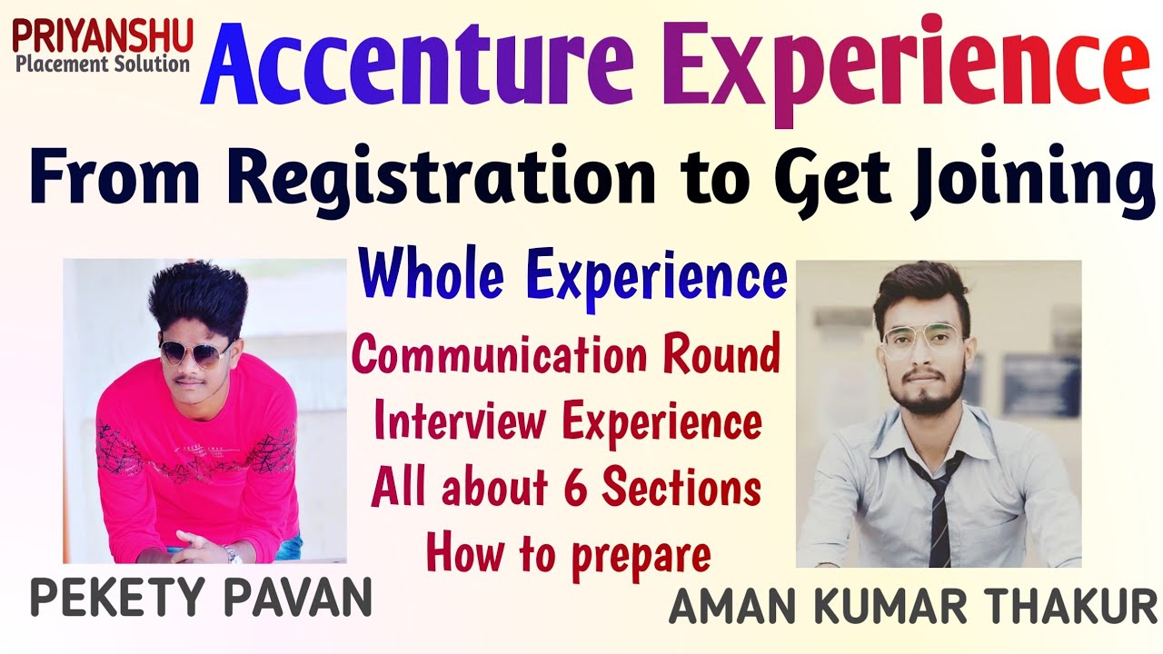 Accenture whole Experience | Live with Accenture selected students ...