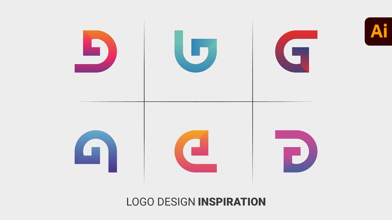LOGO DESIGN INSPIRATION 2021 - Adobe Illustrator cc 2021 - YouTube