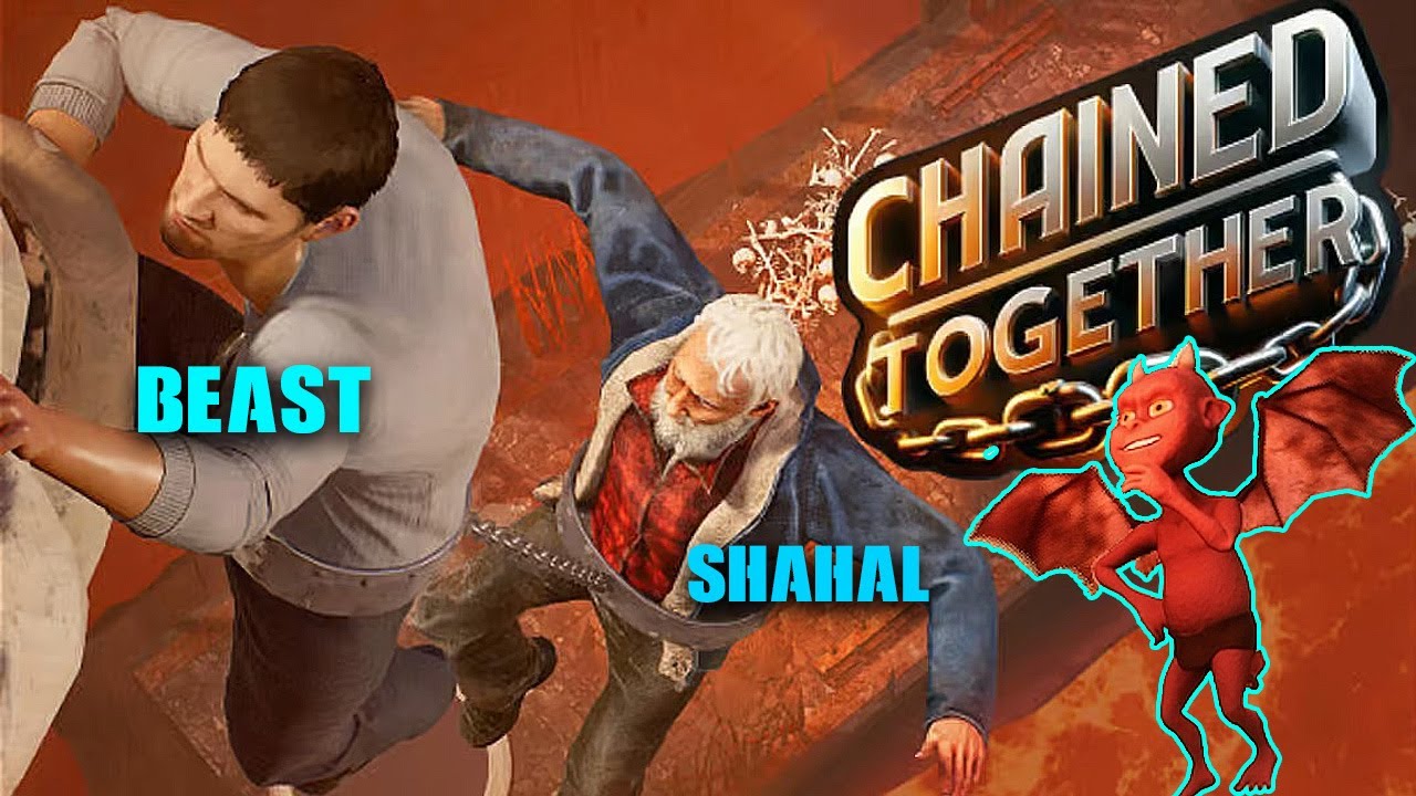 NEW ONLY UP STYLE FUNNY MULTIPLAYER GAME 🤣🤣CHAINED TOGETHER - YouTube