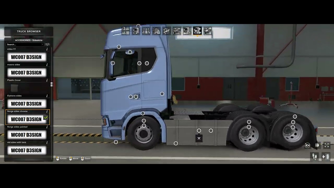 ETS2 Scania NG norge sideskirts - YouTube