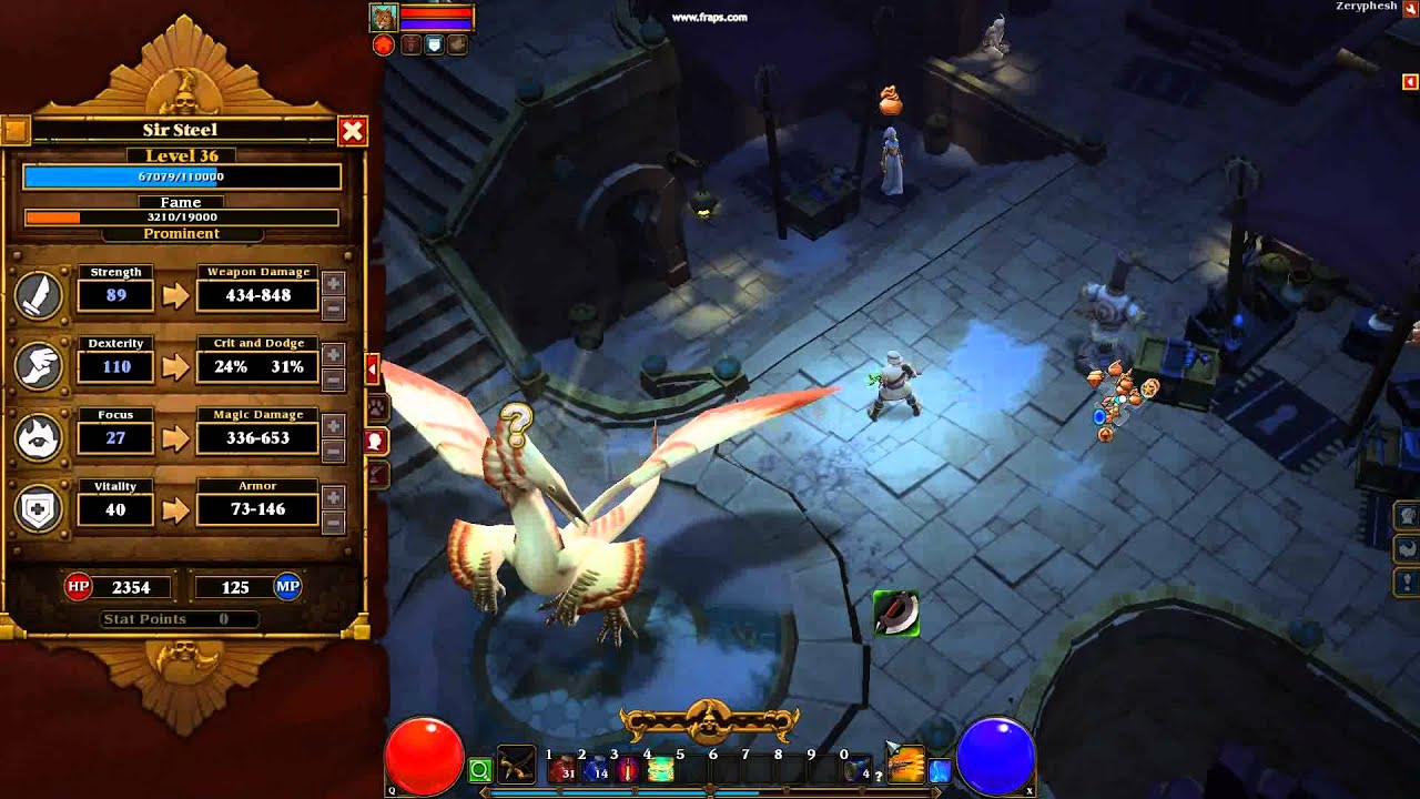 Torchlight 2 inventory interface bug/corruption - YouTube