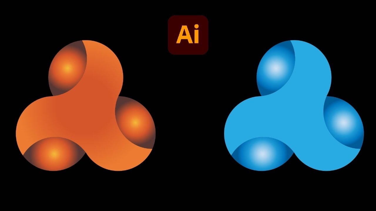 Adobe illustrator logo design tutorial. Easy and creative techniques # ...