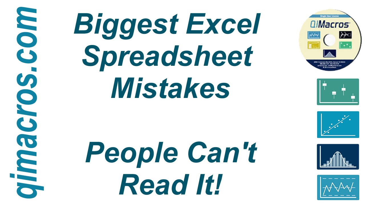 Top 10 Mistakes with Excel Spreadsheets Vol1 - YouTube