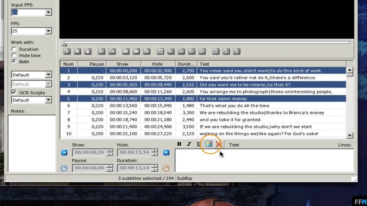 Add Color to .SRT Subtitles-Multiple Lines at Once Free on Mac - YouTube