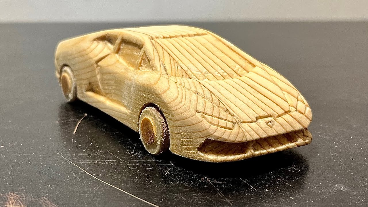 Woodworking - How to make Lamborghini Huracan from wood -ASMR, DIY ...