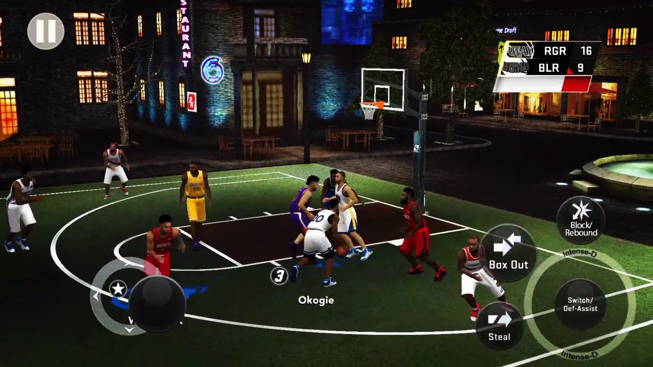 Nba 2k20 mobile blacktop easy win - YouTube