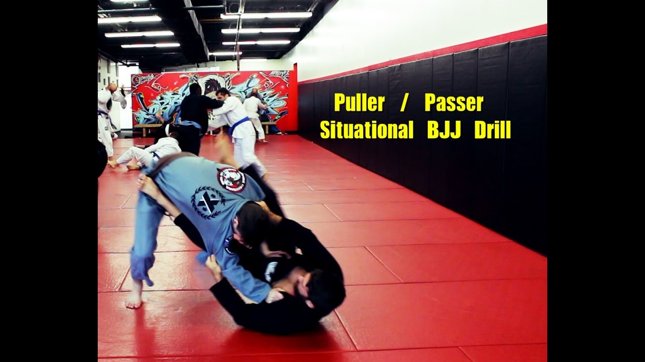 Puller / Passer Situational BJJ Drill ( Stop or Improve the Guard Pull ) - YouTube