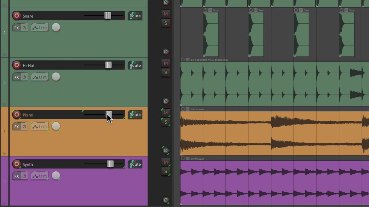 This is REAPER 6 - Track Grouping (10/15) - YouTube