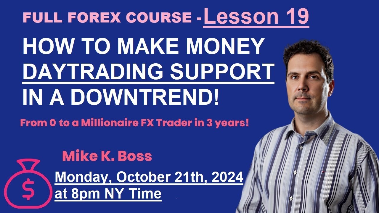 FULL PRICE ACTION FOREX COURSE 101 - Lesson 19 - Hot to DAYTRADE ...