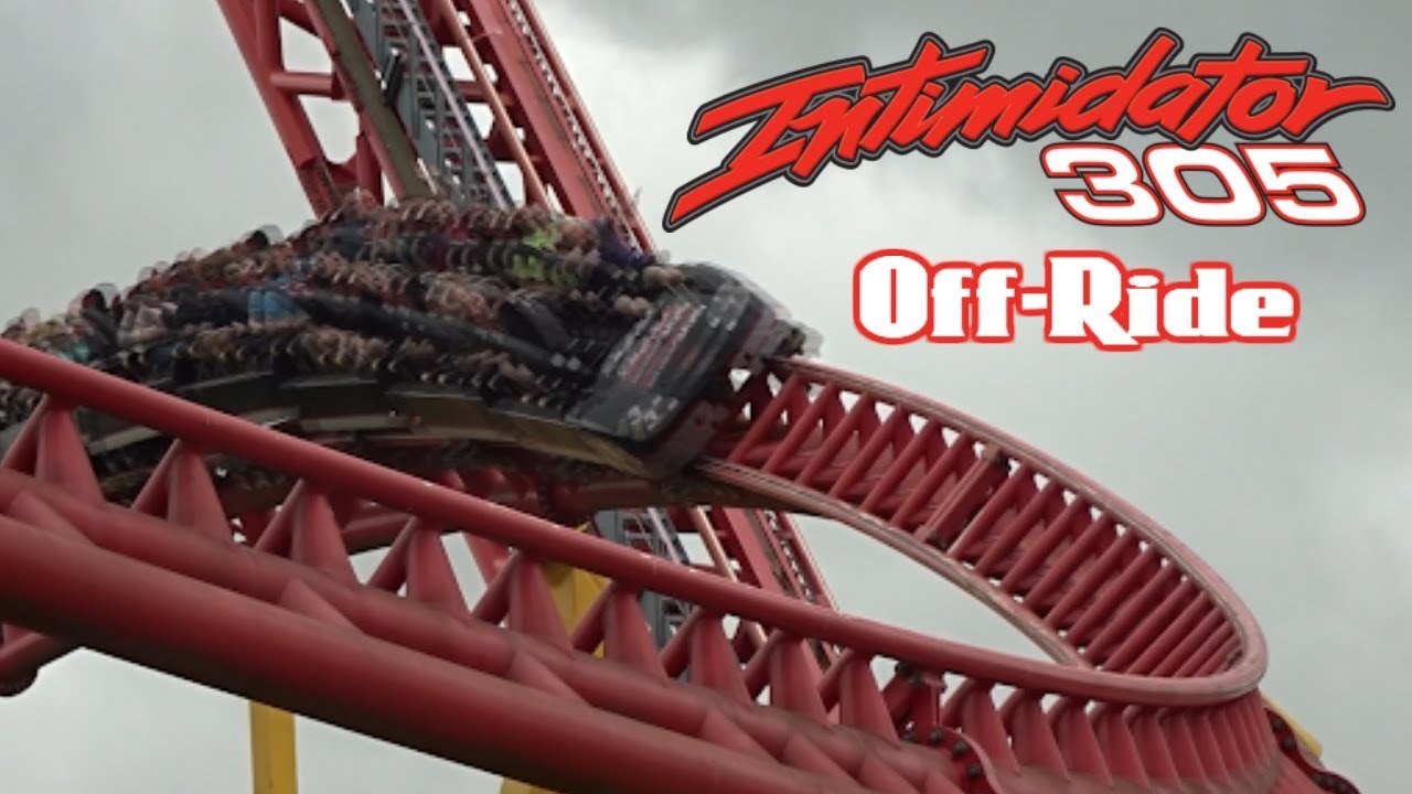 Intimadator 305 Off-Ride 2019 Intamin Giga Coaster at Kings Dominion ...