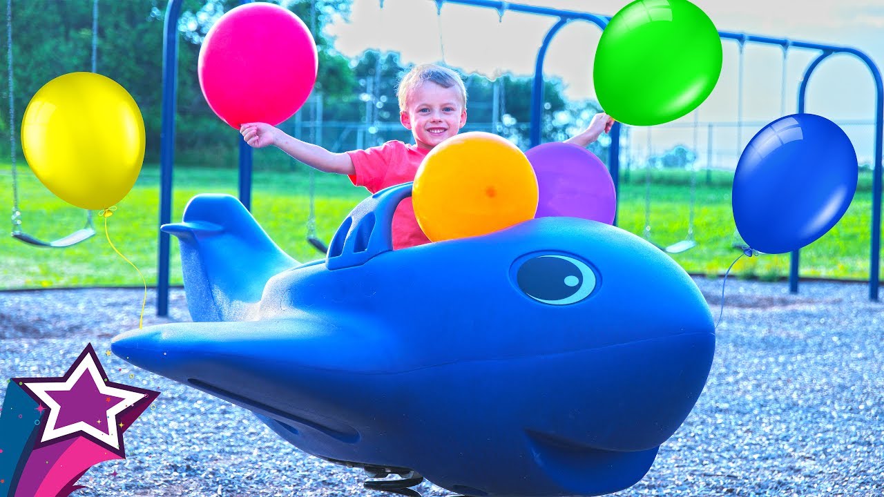 Learn Colors With Balloons for Children Best Kids Nursery Rhyme Finger ...