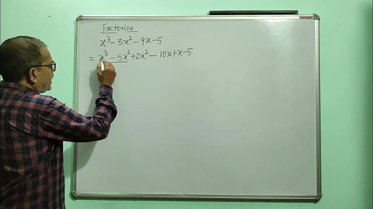 Factorise X³ 3x² 9x 5 Youtube