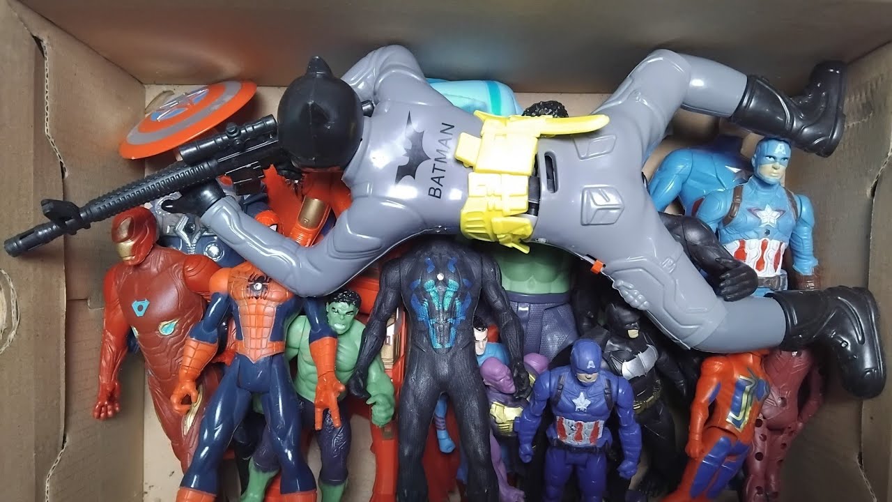 UNBOXING AVENGERS SUPERHERO#33/Action Figures, Spiderman, Ironman,Hulk ...