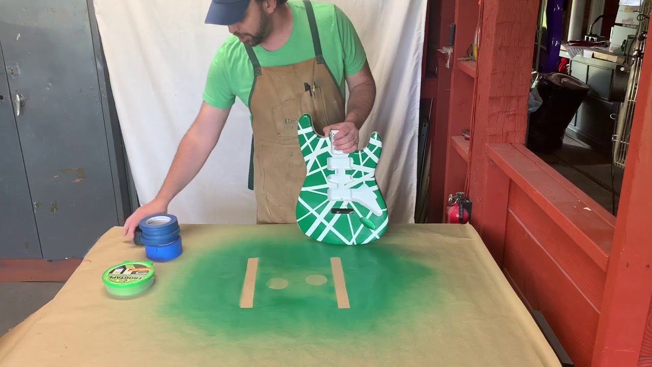 STEM Guitar - Econo Kit - EVH Paint Job Pt.2 - YouTube