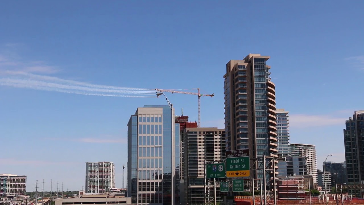 Blue Angels Dallas, TX Fly-Over - May 6, 2020 - YouTube