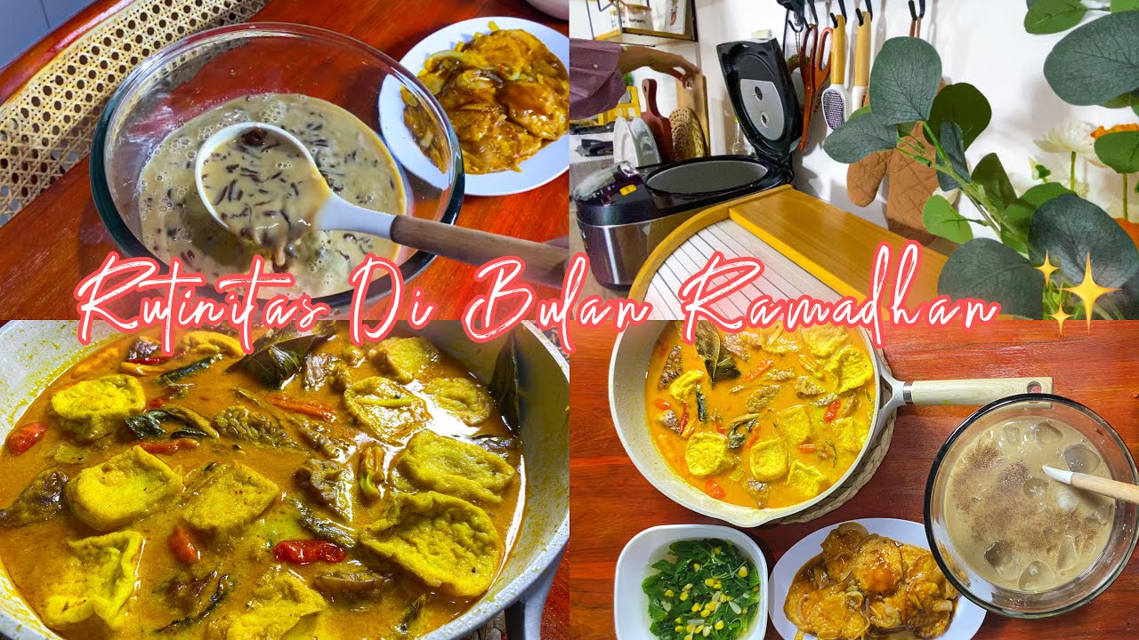 Aktivitas IRT Menyiapkan Menu Berbuka Puasa | Memasak Menu Mudah ...