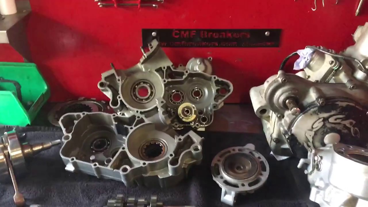 Bike shops missing gear box issues on this 04 exc - YouTube
