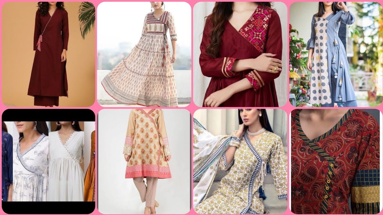Beautiful Angrakha Styles Frocks and Shirts for girls|different ...