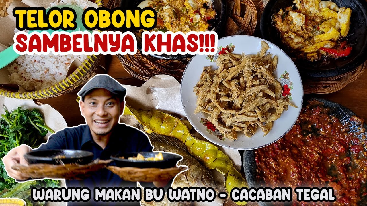 WADER SAMBEL MENTAH & TELOR OBONG DI WADUK CACABAN TEGAL !! LESEHAN ...