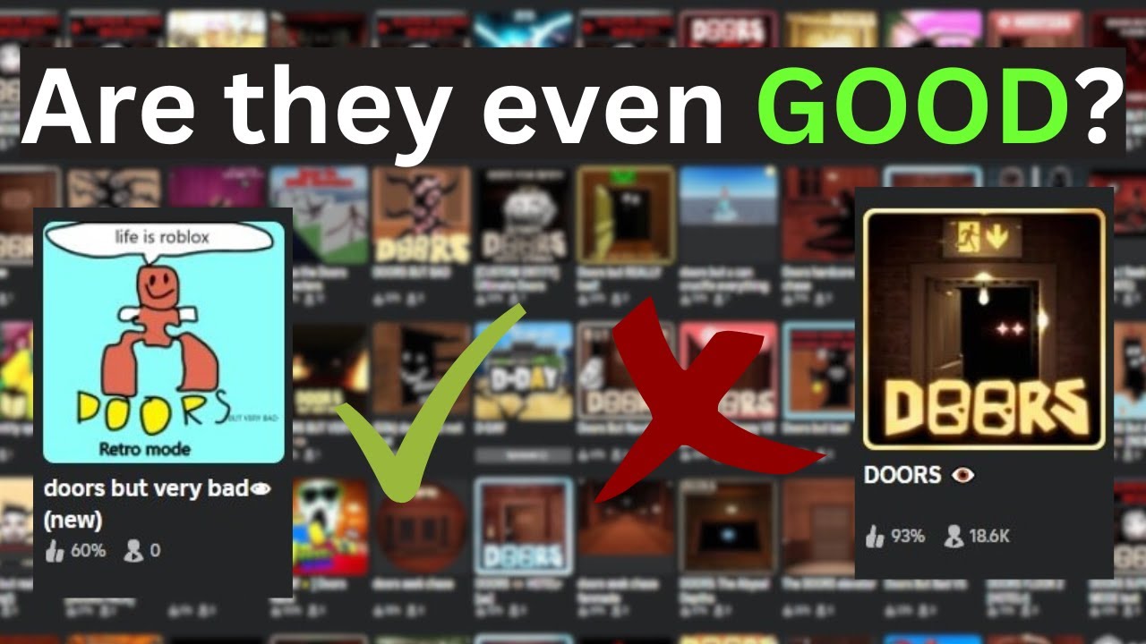 I Tried 3 RANDOM DOORS CLONE Games. - YouTube