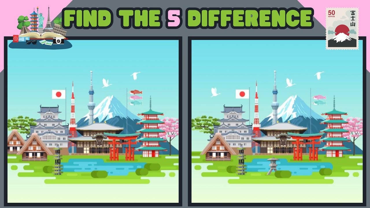 Find & Spot The Difference | Landmarks | Challenge #17 | N-Riddles ...
