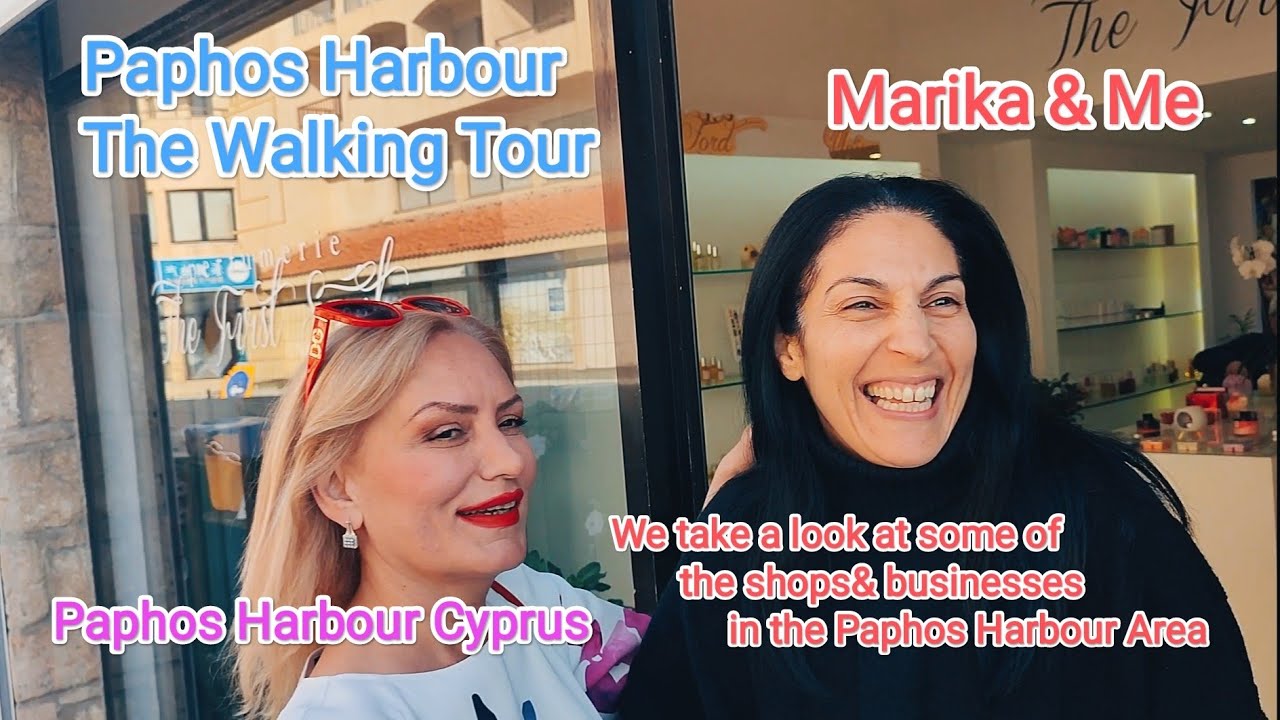 Shops & Businesses of the Paphos Harbour Area.. Paphos Harbour Cyprus ...
