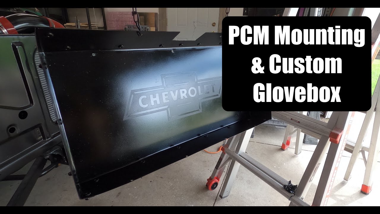 Mounting The PCM and Fabricating a Custom Glovebox | 1970 LS Swap Chevy C10 - YouTube
