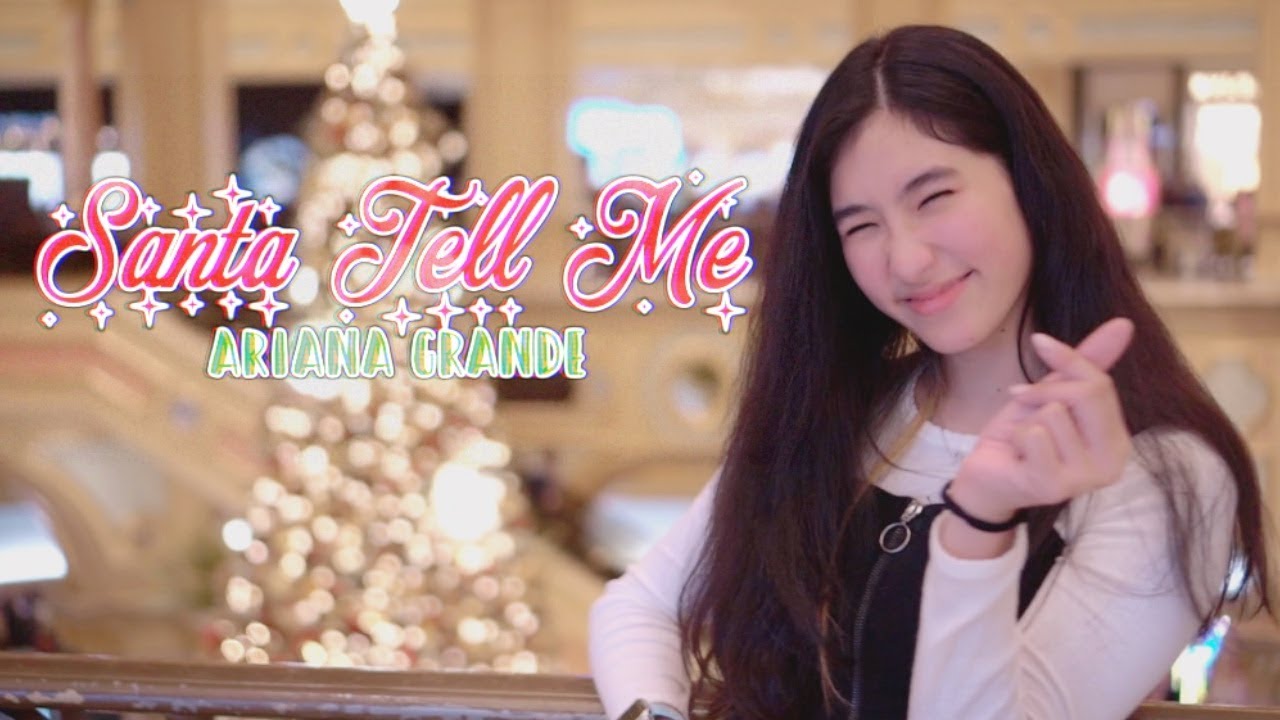 Ariana Grande - Santa Tell Me ( Cover ) 🎅🏻💗 - YouTube