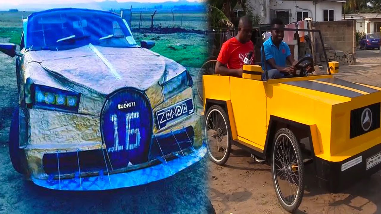 African Homemade Cars & Trucks | Moving Scraps - YouTube