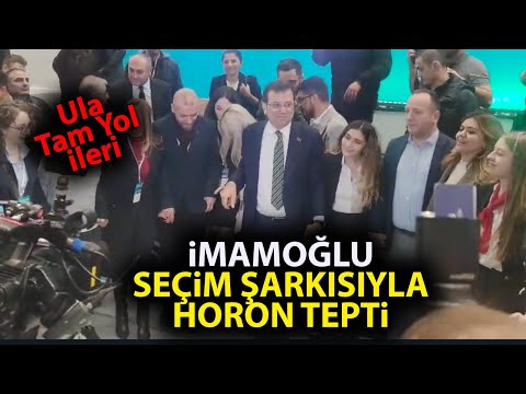 Ekrem İmamoğlu, yeni seçim Şarkısı 'Ula Tam Yol İleri' ile horon tepti