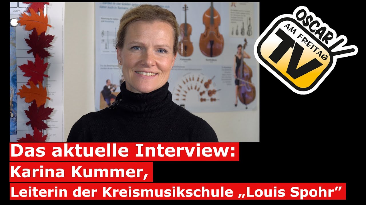 Das aktuelle Interview: Karina Kummer, Leiterin der Kreismusikschule „Louis Spohr" Gotha - YouTube