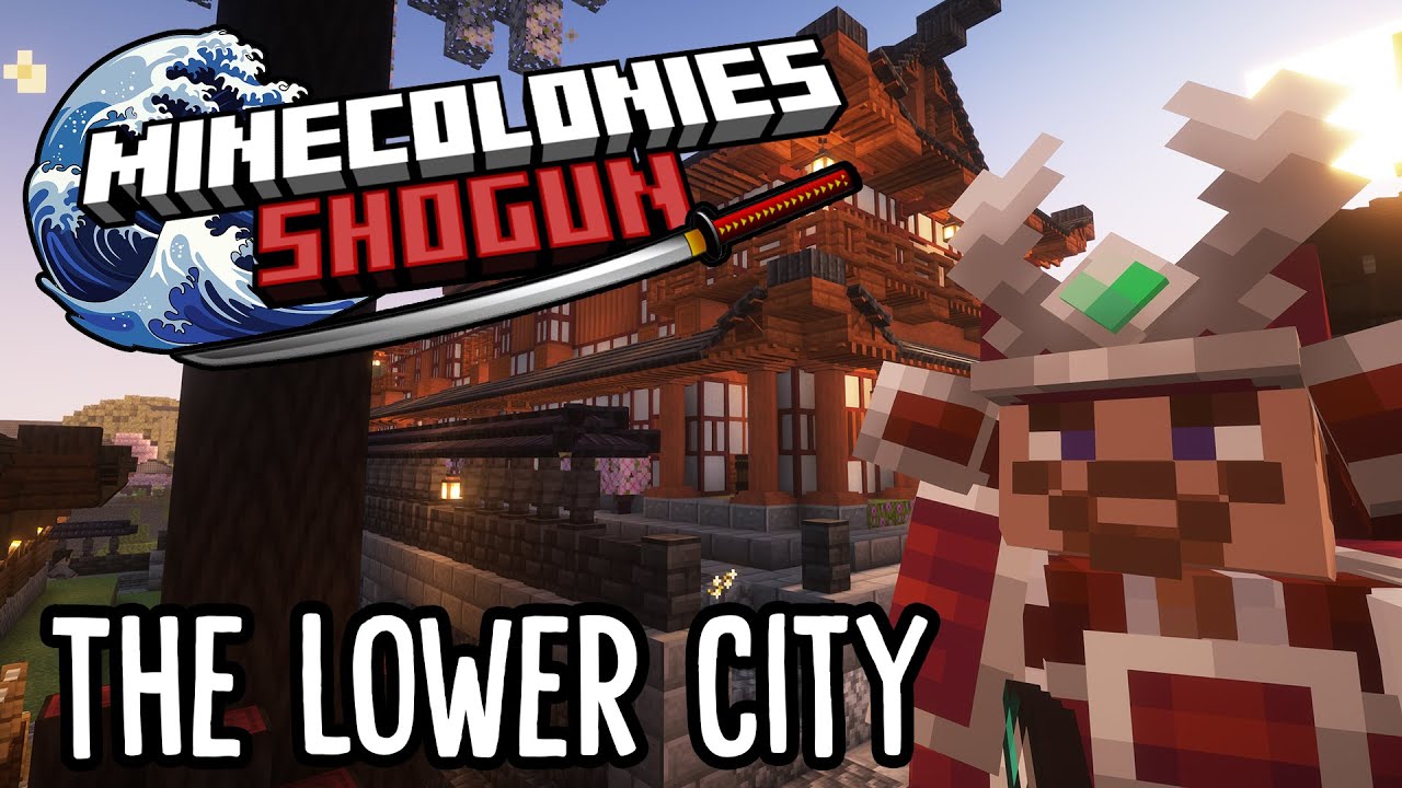 Minecolonies - Shogun #16 The Lower City - YouTube