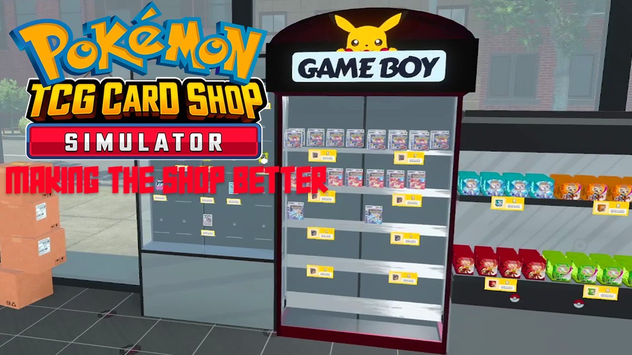 TCG Card Shop Simulator Pokémon Mod - Making The Shop Better - #8 # ...