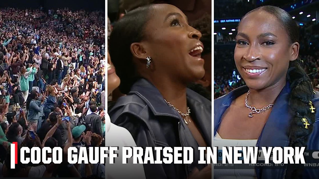 Coco Gauff receives MASSIVE ovation at Sky-Liberty, speaks on French ...
