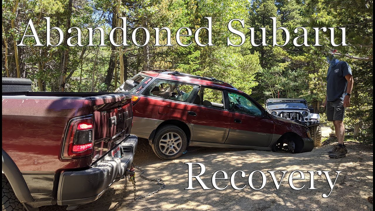 Colorado 4x4 Rescue and Recovery - Abandoned Subaru Recovery! - YouTube