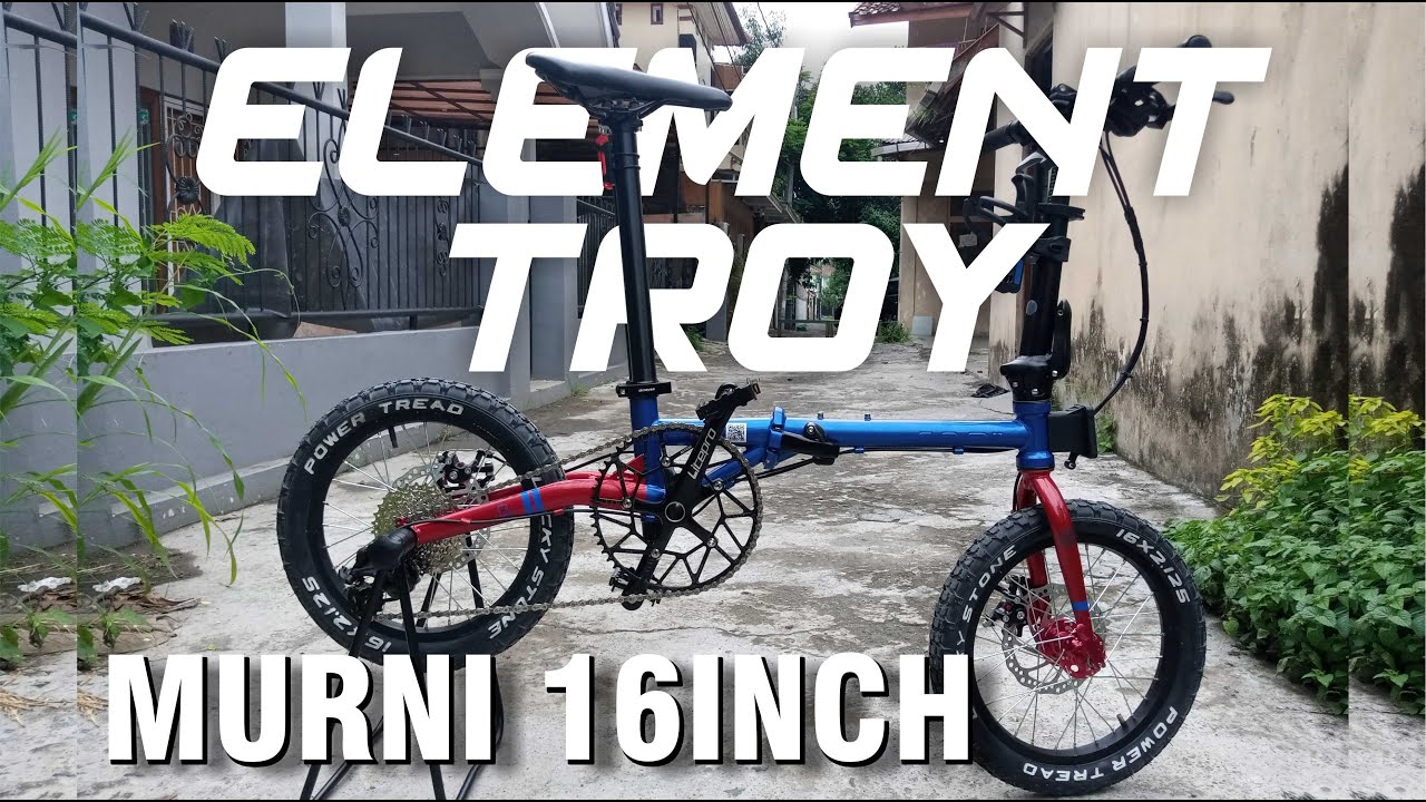 UPGRADE ELEMENT TROY MENJADI 16INCH MURNI - YouTube