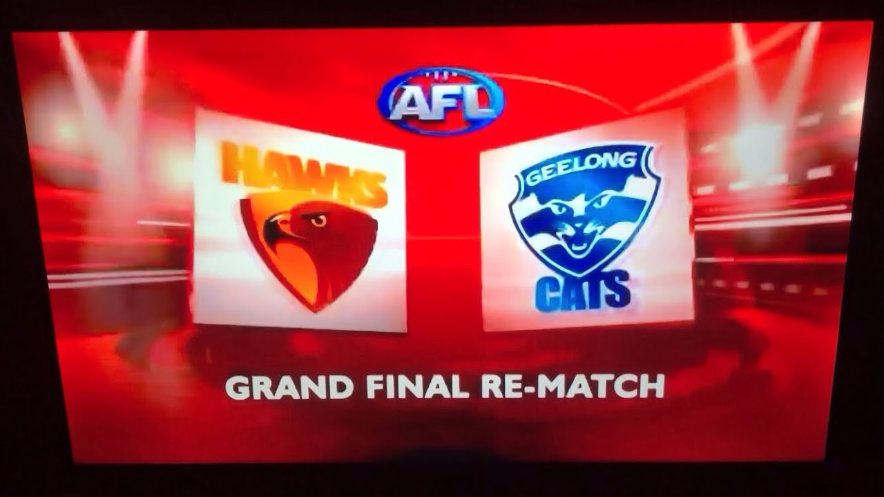 Channel Seven AFL Friday Night Football Hawthorn vs Geelong Opener 2009 ...