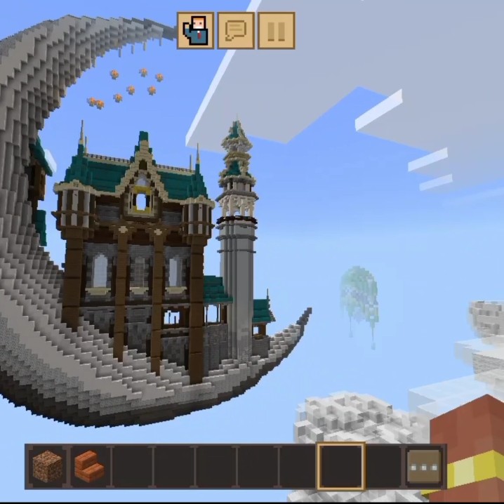 Epic minecraft sky kingdom build tutorial #minecraft #sky #kingdom # ...