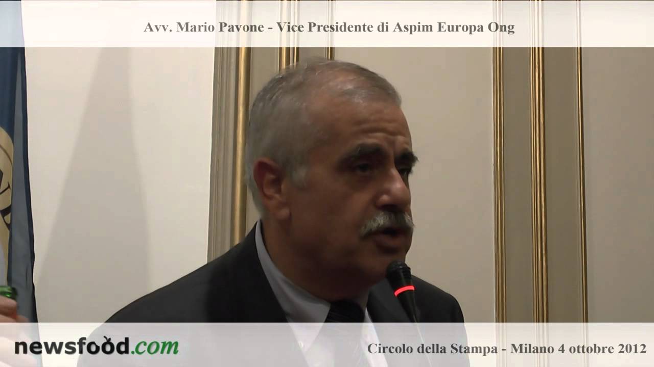 Avv. Mario Pavone, Vice Presidente di Aspim Europa Ong - YouTube
