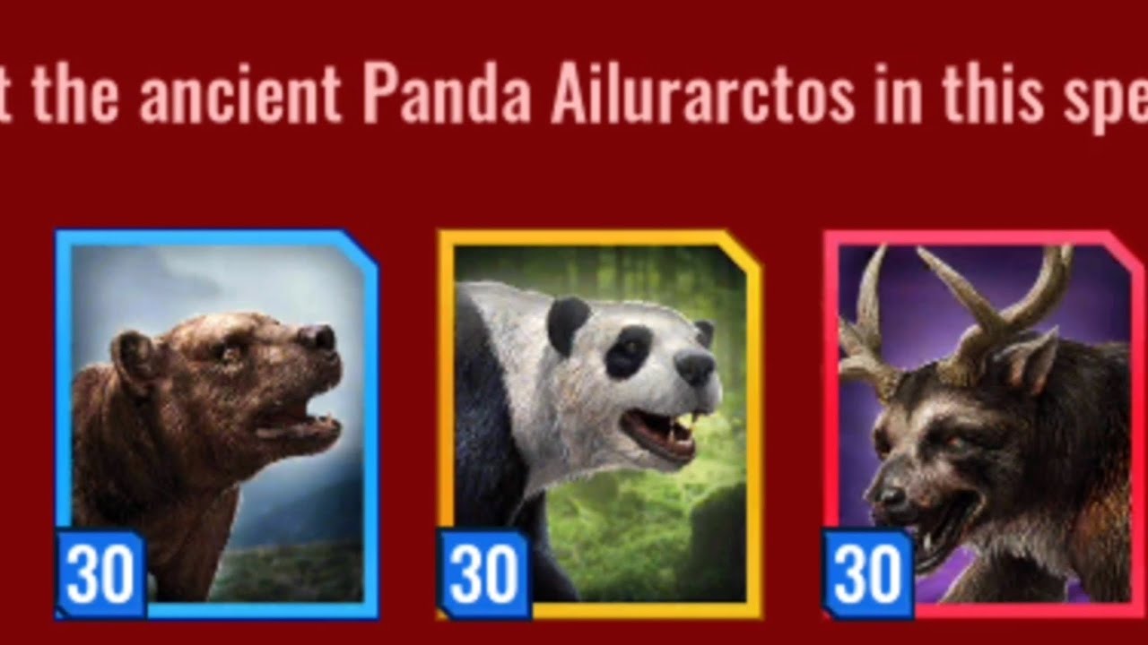 #jurassicworldalive Panda Boss Ailurarctos Fight !! - YouTube