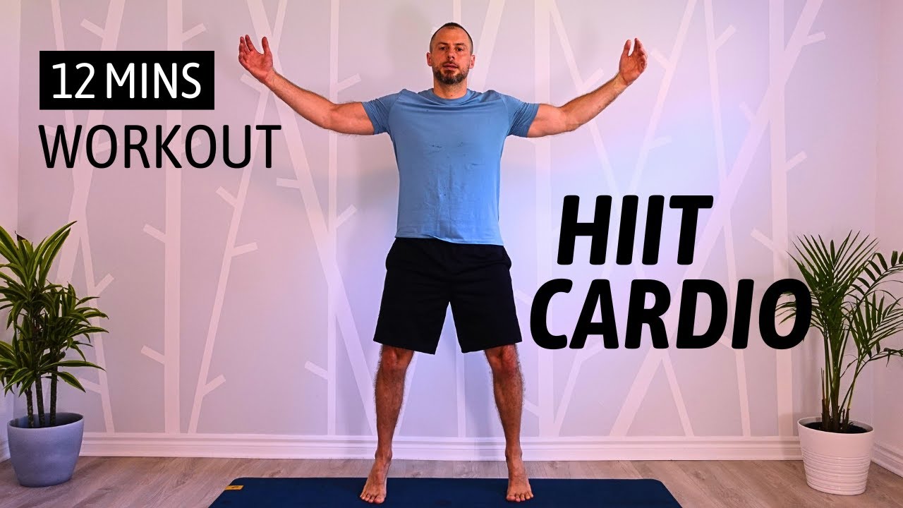 12 Minute At Home CARDIO WORKOUT Without Equipment - YouTube