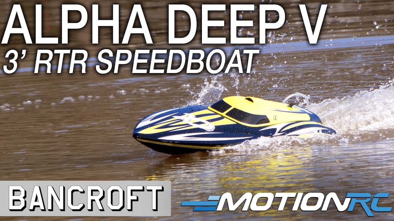 Bancroft Alpha Extreme Deep V Racer 37.4" RTR Speedboat | Motion RC ...