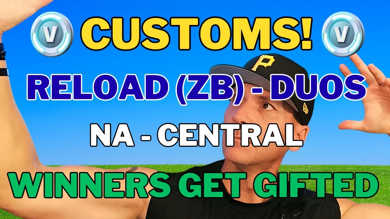 HOSTING FORTNITE DUOS CUSTOMS, BUT THE WINNERS GET PRIZES! #FORTNITE # ...