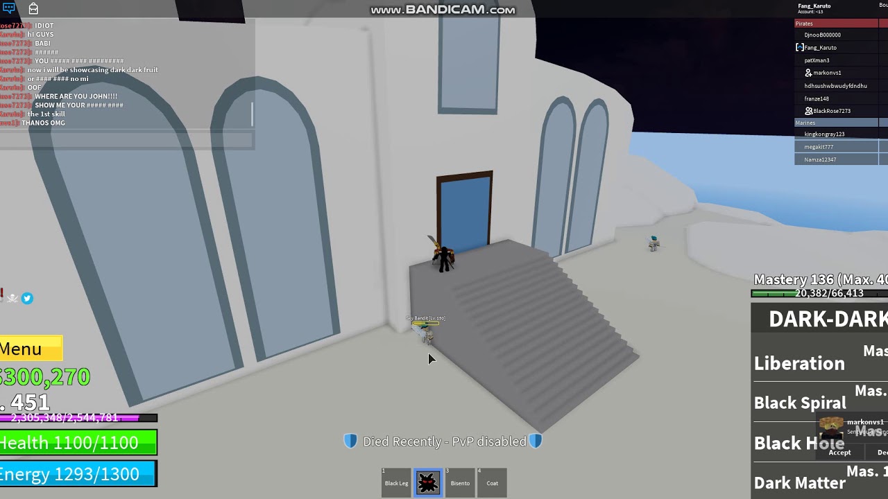 Roblox Blox Piece Dark Dark fruit Showcase - YouTube