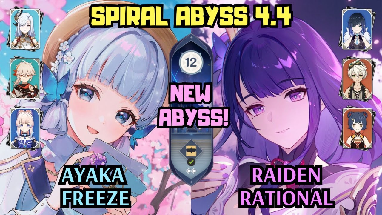 C0 Ayaka Freeze & C0 Raiden Rational | 4.4 Spiral Abyss Floor 12 ...