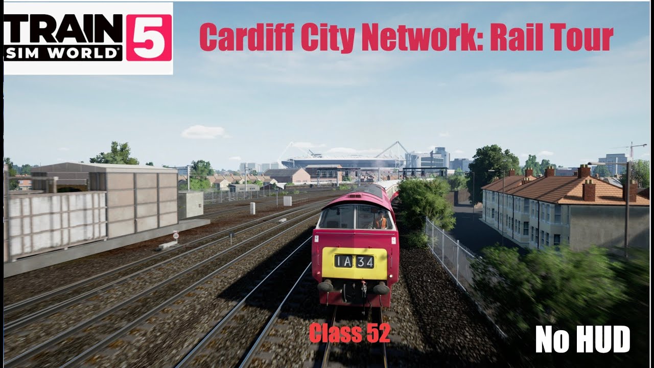 TSW5 - Cardiff City Network - Rail Tour - FULL ROUTE - Class 52 - YouTube